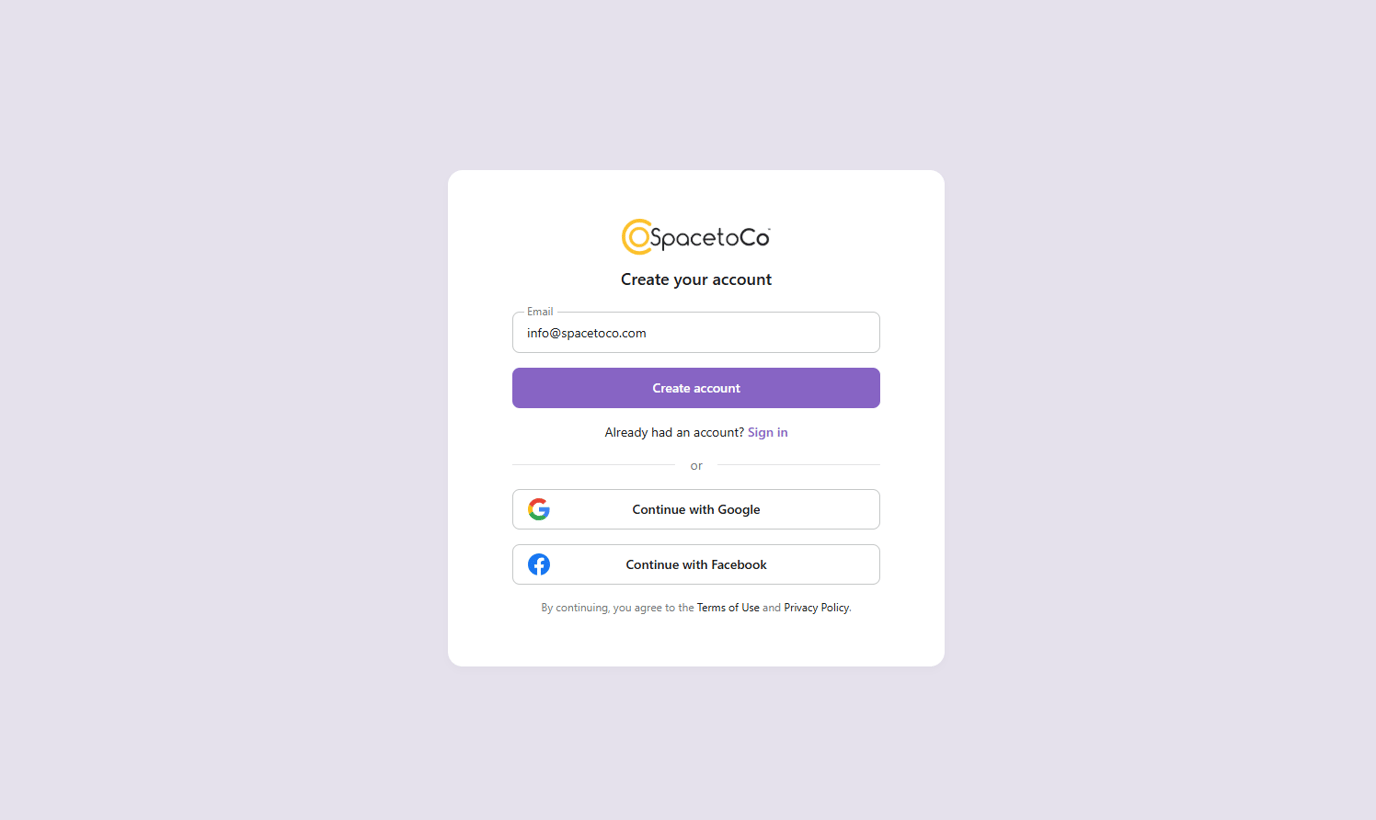 Creating your account, logging in and resetting passwords